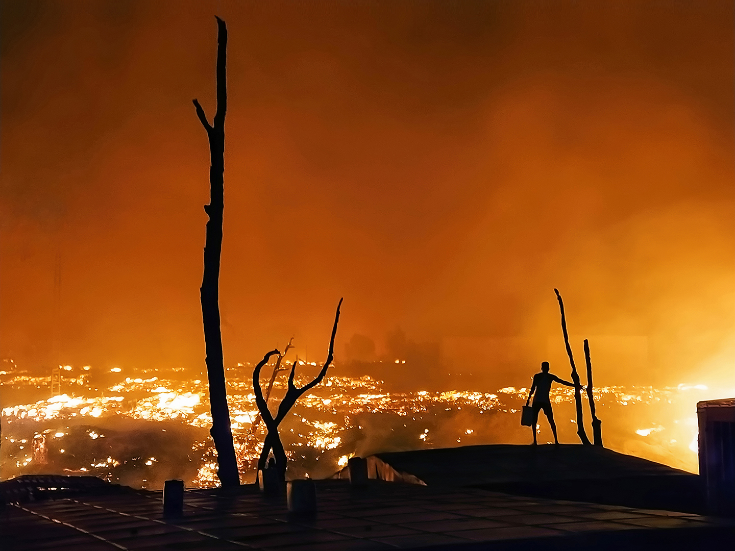 Asentamiento de temporeros devastado | Federación Andaluza de Fotografía