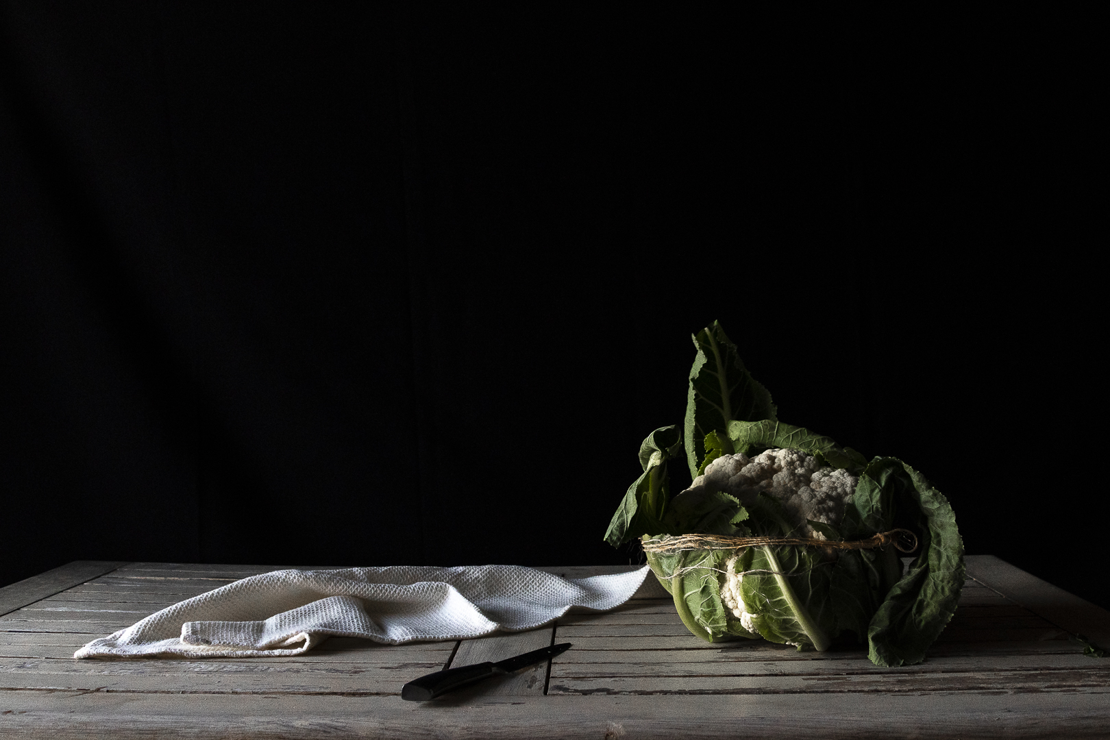 Bodegón con coliflor | Federación Andaluza de Fotografía